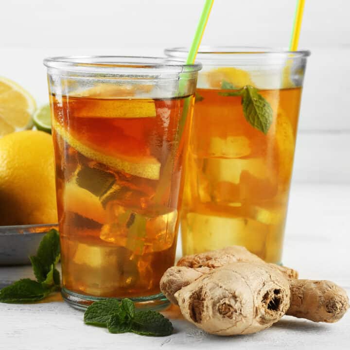 Lemon Ginger Green Tea with Mint and Honey Easy Recipe - Life is Better ...